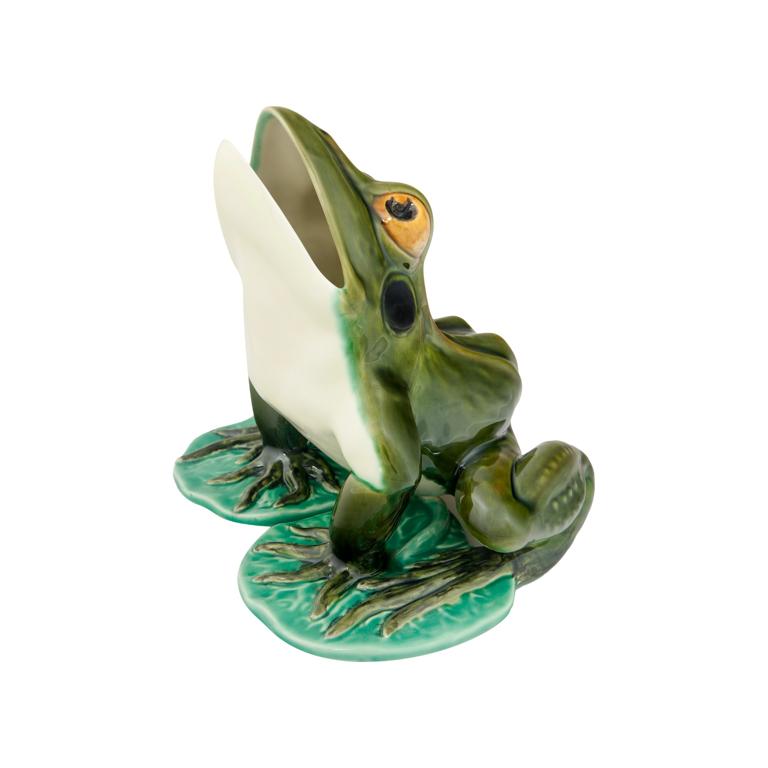 Bordallo Pinheiro Bordallo Pinheiro Frogs Large Open Mouth Frog ...